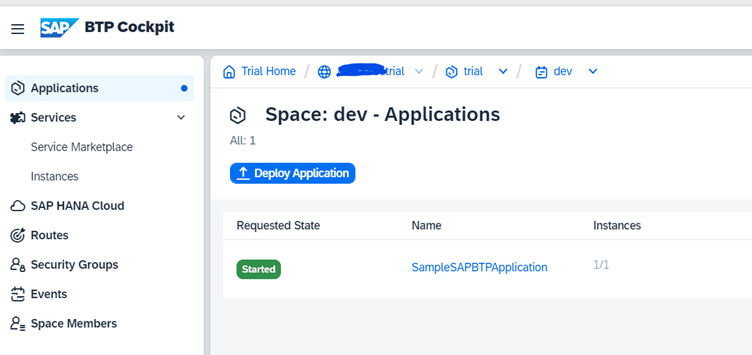 Microservice In SAP - BTP Cloud Foundry
